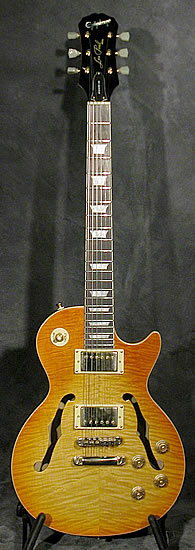 guitare epipphone les paul thin line, thinline d'occasion guitare village
